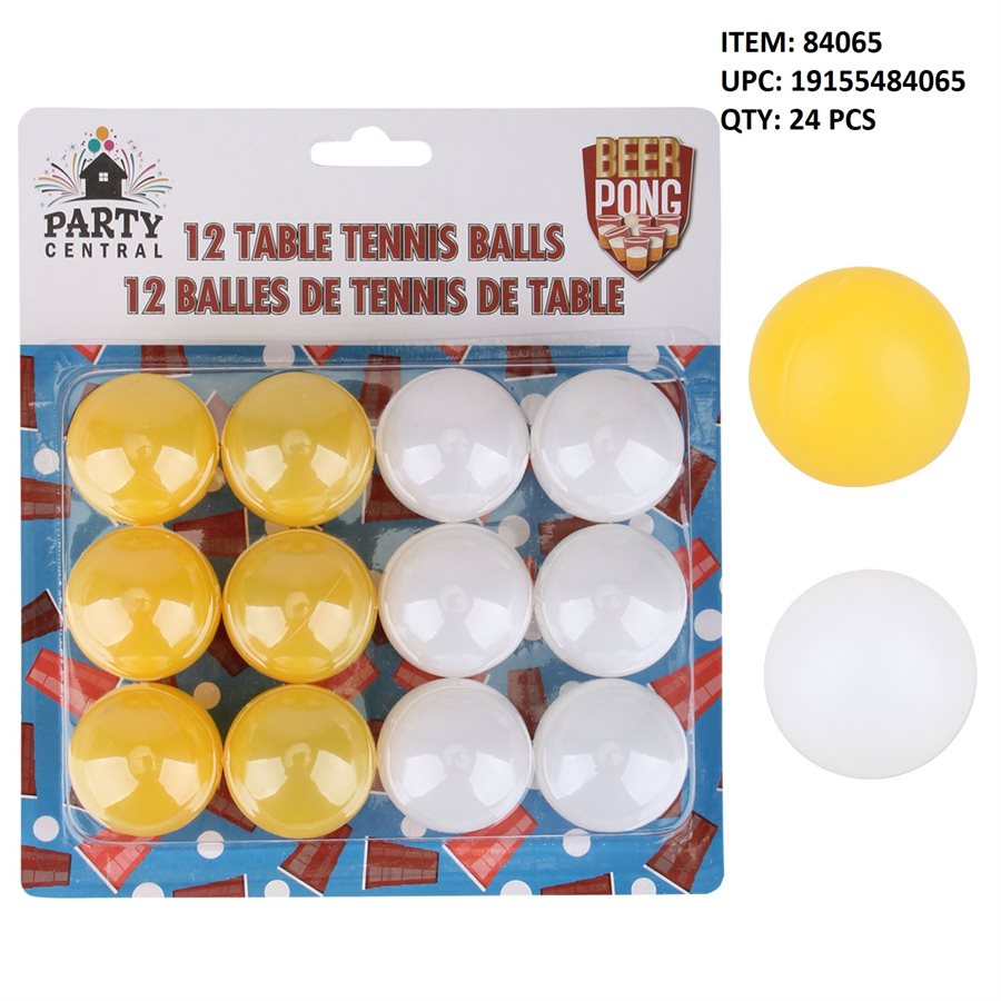 12 TABLE TENNIS BALLS