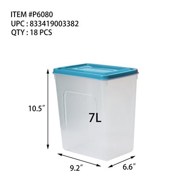 TALL RECTANGULAR BOX LARGE 7L ASST.